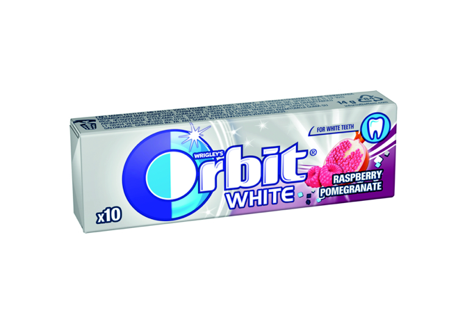 Orbit® White Raspberry-Pomegranate für ein strahlendes Lächeln | Mars ...
