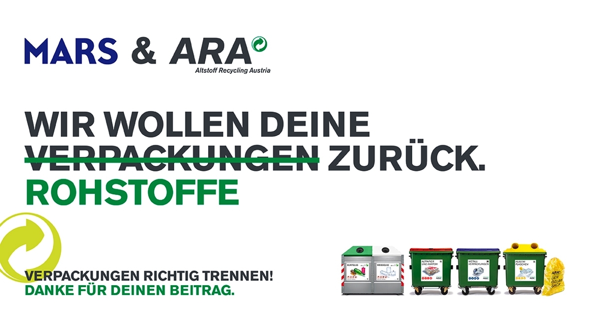 Mars Austria unterstützt neue Awareness-Kampagne „Rohstoffe im ...